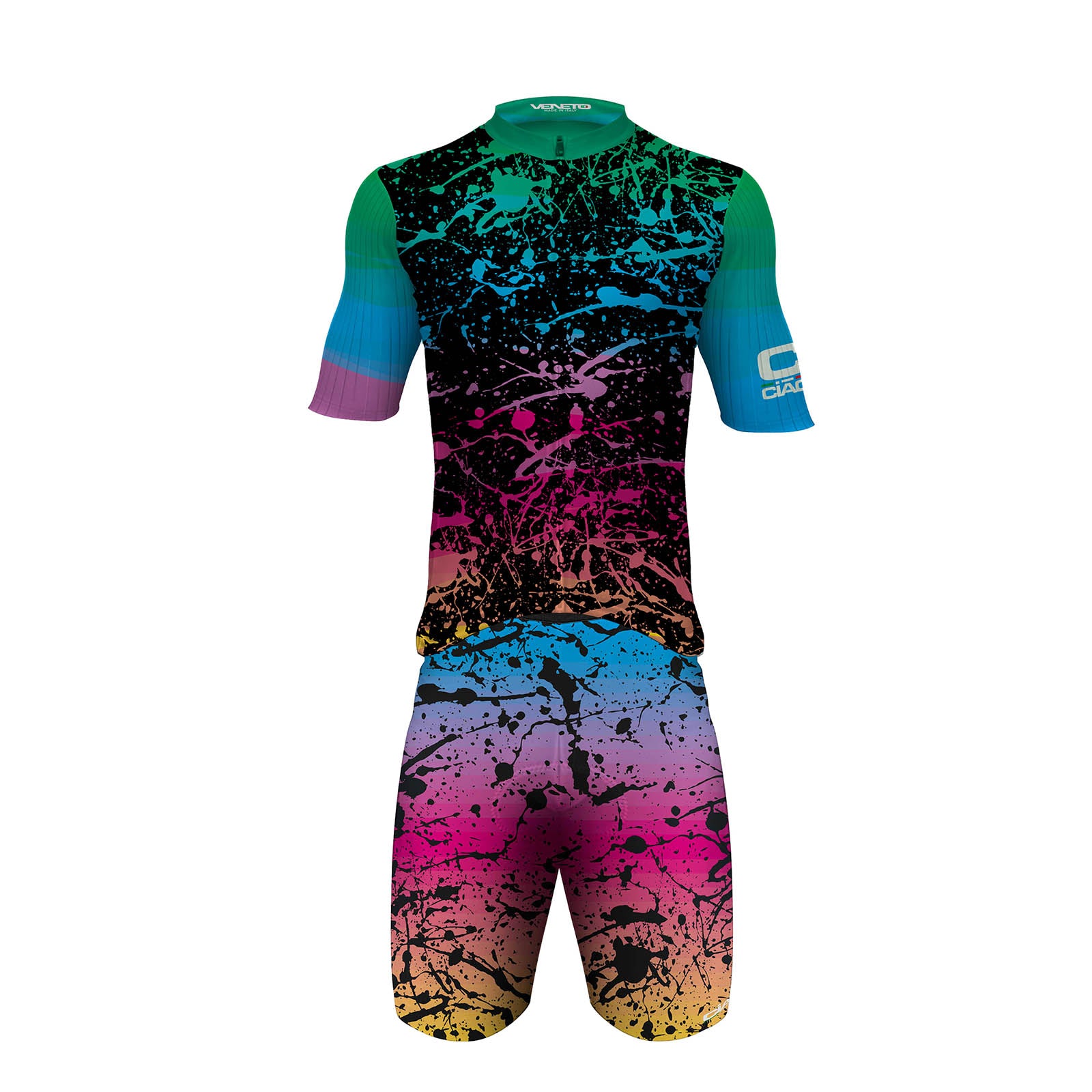 Paint Splatter Men's Triathlon Body – Veneto Sportswear